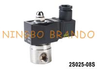 China 2S025-08 1/4'' Direct Acting Stainless Steel Solenoid Valve 24V 220V for sale