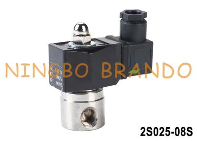 China 2S025-08 1/4'' Direct Acting Stainless Steel Solenoid Valve 24V 220V for sale