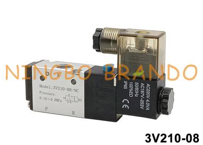China 3V210-08 1/4'' Pneumatic Solenoid Valve 3V210-08-NC 3V210-08-NO for sale