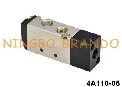 China 4A110-06 1/8'' Pneumatic Air Pilot Valve 5 Way 2 Position for sale