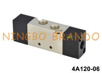 China 4A120-06 1/8'' Pneumatic Directional Solenoid Valve 5/2 Way for sale