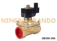 China 1-1/4'' Two Way Normally Open Brass Water Solenoid Valve 220V 110V 24V 12V for sale