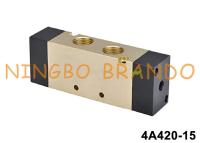 China 4A420-15 1/2'' Double Air Pilot Valve 5/2 Way Pneumatic Control for sale