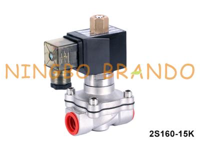 China 1/2'' 2 Way Normally Open Water Stainless Steel Solenoid Valve 220V 110V 24V 12V for sale