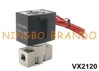 China SMC Type VX2120-02 Stainless Steel Solenoid Valve 1/4'' 24V 220V for sale