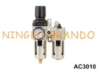 China AC3010 1/4'' 3/8'' Air Filter Regulator Lubricator FR.L Combination for sale