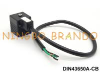 China DIN43650A IP67 Molded Cable Solenoid Valve Connector Without LED for sale