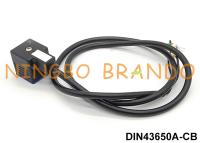 China DIN 43650 From A IP67 Solenoid Valve Connectors with Molded Cable for sale