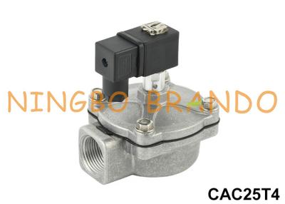 China CAC25T4 1'' Pulse Jet Valve With Shockwave Diaphragm 24V 110V 220V for sale