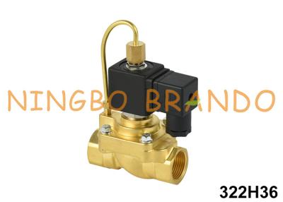 China 3/4'' 322H36 NO Brass Solenoid Valve for High Pressure 24V 220V for sale