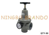 China QTY-50 2'' 1 MPa Pneumatic Air Regulator Pressure Reducing Valve With Gauge for sale