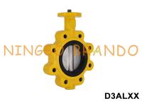China DN40 to DN800 Headless Lug Type Butterfly Valve with Hard-Backed Seat for sale
