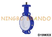 China PTFE Lined Headless Wafer Type Butterfly Valve DN40 to DN700 for sale