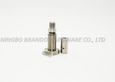 China High Accuracy Processed Guide Tube/ Male Thread Welded Solenoid Stem With Flange Seat for sale