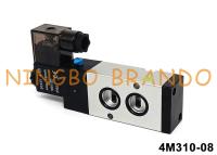 China Airtac Type 4M310-08 Namur Pilot Solenoid Valve 5/2 Way 24V 220V for sale