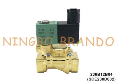 China SCE238D002 1/2'' ASCO Type Brass Electric Solenoid Valve 220VAC 110VAC 24VDC for sale
