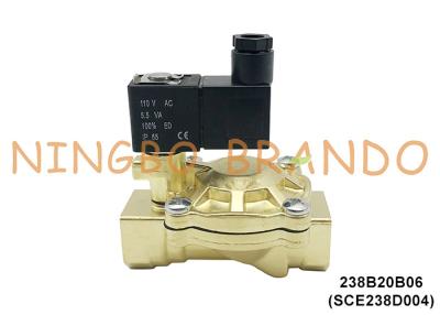 China SCE238D004 3/4'' ASCO Type Electric Brass Solenoid Valve For Water 24V 110V 220V for sale