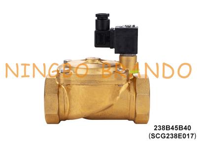 China SCG238E017 1.5'' ASCO Type Brass Water Solenoid Valve 220V 110V AC 24V DC for sale
