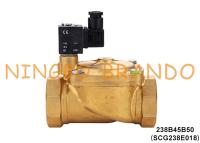 China SCG238E018 2'' ASCO Type Brass Solenoid Valve 2 Way NC 220V 110V 24V for sale