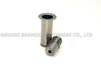 China Silvery White Flange Solenoid Valve Stem With Numerical Control Technology for sale