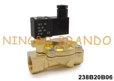 China ASCO Type 238 Series 3/4'' Solenoid Valve with Brass Body 24V 110V 220V for sale