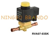 China 2 Way 3/8'' Solder Normally Open Refrigeration Solenoid Valve 12V 24V 110V 220V for sale