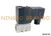 China 2S030-08 Airtac Type Stainless Steel Solenoid Valve 24V 110V 220V 1/4'' for sale