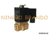 China 2KW030-08 Airtac Type Normally Open Brass Solenoid Valve 220V 110V 24V 1/4'' for sale
