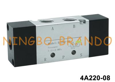 China 4A220-08 Double Control Pneumatic Air Control Valve 5 Way 2 Position for sale