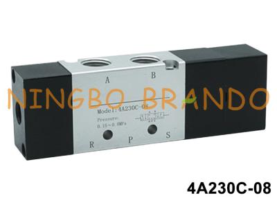 China 4A230C-08 Airtac Type 1/4'' Air Pilot Valve 5 Port 3 Position for sale