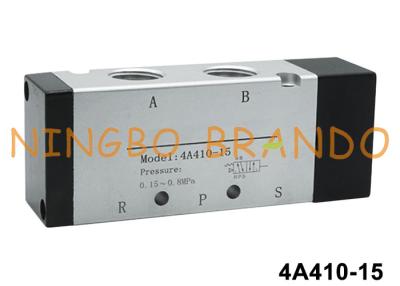 China 4A410-15 Airtac Type 1/2'' Pneumatic Air Valve 5 Port 2 Position for sale