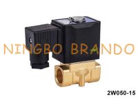 China 2W050-15 1/2'' AIRTAC Type Brass Solenoid Valve 2 Way 24V 110V 220V for sale