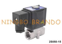 China 2S050-15 1/2'' Airtac Type Solenoid Valve Stainless Steel 304 220V 110V 24V for sale