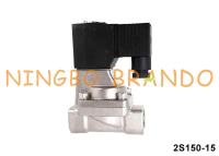 China 2S150-15 1/2'' Airtac Type Solenoid Valve Stainless Steel SS304 For Water Air for sale