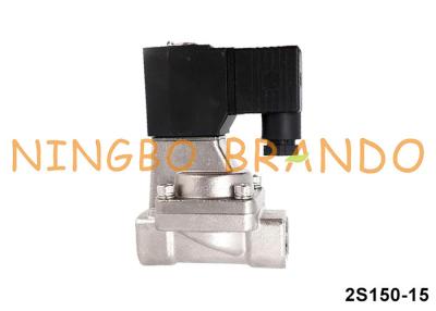 China 2S150-15 1/2'' Airtac Type Solenoid Valve Stainless Steel SS304 For Water Air for sale