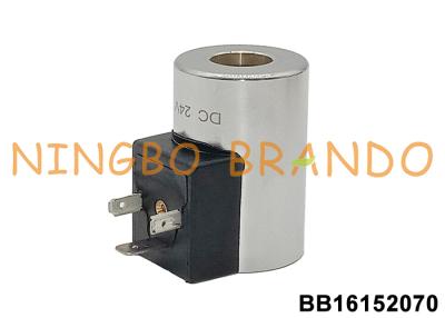 China 16mm Hole 52mm Height Hydraulic Solenoid Valve Coil 33W 12V 24V for sale