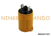 China 85277280 Yellow Solenoid Coil For DELAVAL Milking Pulsator Parts 24V 2.7W for sale