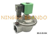 China 1'' Stainless Steel Pulse Jet Valve For Dust Collector 24V 110V 220V for sale