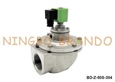 China 2'' Stainless Steel Solenoid Pulse Valve For Dust Collector 220VAC 110VAC 24VDC for sale