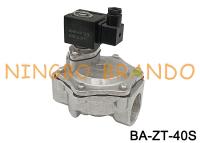 China 1-1/2'' Straight Through Solenoid Pulse Jet Valve for Dust Collector 24V 110V 220V for sale