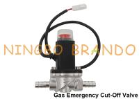 China Quick Connector Emergency Automatic Shut-Off Solenoid Valve For Gas Line for sale