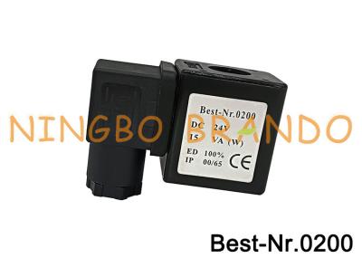 China Best-Nr.0200 DIN43650A Solenoid Valve Coil 24VDC 24V DC24V for sale