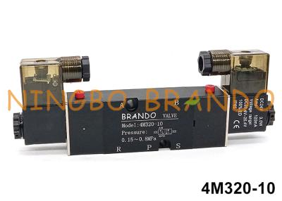 China 4M320-10 3/8'' Airtac Type Namur Pneumatic Valve 5/2 Way for sale
