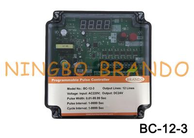 China 220VAC Input 24VDC Output 12 Lines Pulse Valve Controller For Dust Collector for sale