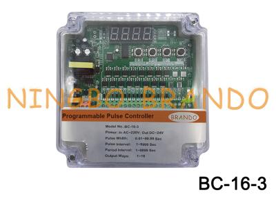 China 220VAC Input 24VDC Output 16 Lines Pulse Valve Controller For Dust Collector for sale