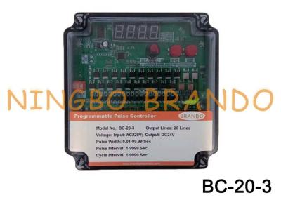 China 220VAC Input 24VDC Output 20 Lines Pulse Controller For Dust Collector for sale