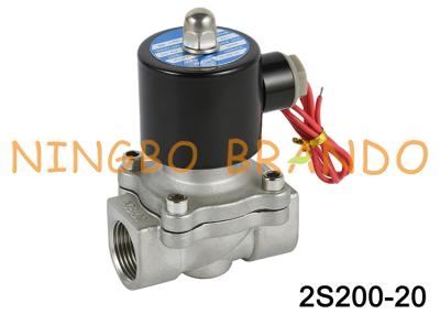 China 2S200-20 3/4'' 2/2 Way Norally Closed Water Stainless Steel Solenoid Valve for sale