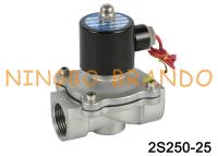 China 2S250-25 1'' 2/2 Way Stainless Steel Valve for Water Air Oil for sale