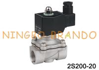 China 2S200-20 3/4'' Stainless Steel Electric Solenoid Valve 12VDC Normally Closed for sale