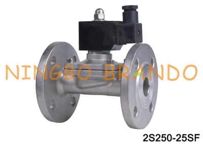 China 2S250-25 SUWF-25 F1'' 2/2 Way Stainless Steel Flange Solenoid Valve for sale